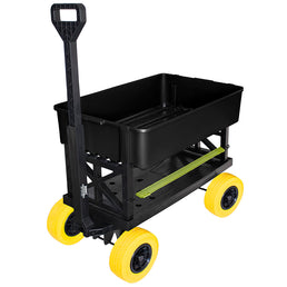 Outdoor Multi-Purpose Double Decker Cart - Black on Yellow – Mighty Max ...